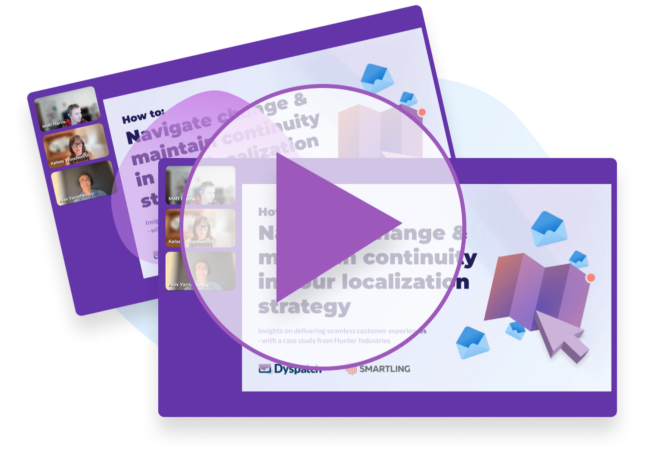 Webinar - Dyspatch & Smartling - How to: navigate change & maintain continuity in your ...